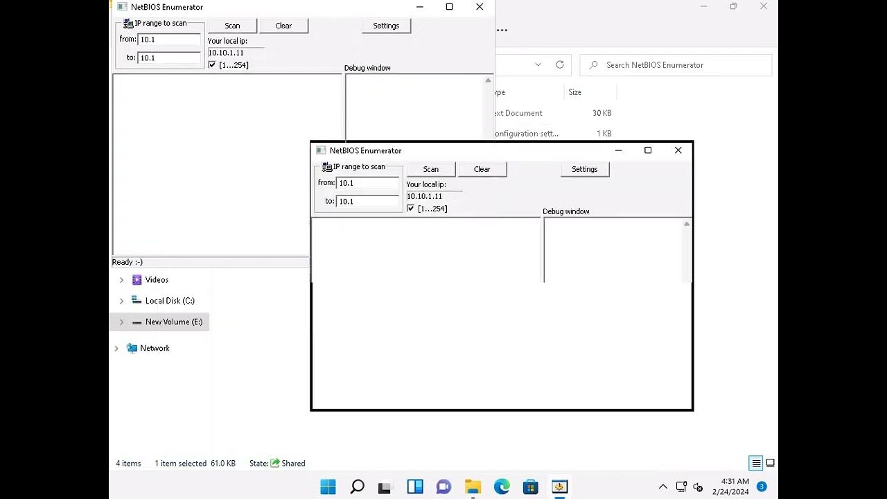 Netbios Enumeration Using Netbios Enumerator Youtube