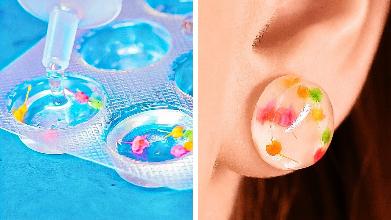 Epoxy Resin VS Polymer Clay crafts. Beautiful DIY's for your satisfying ...