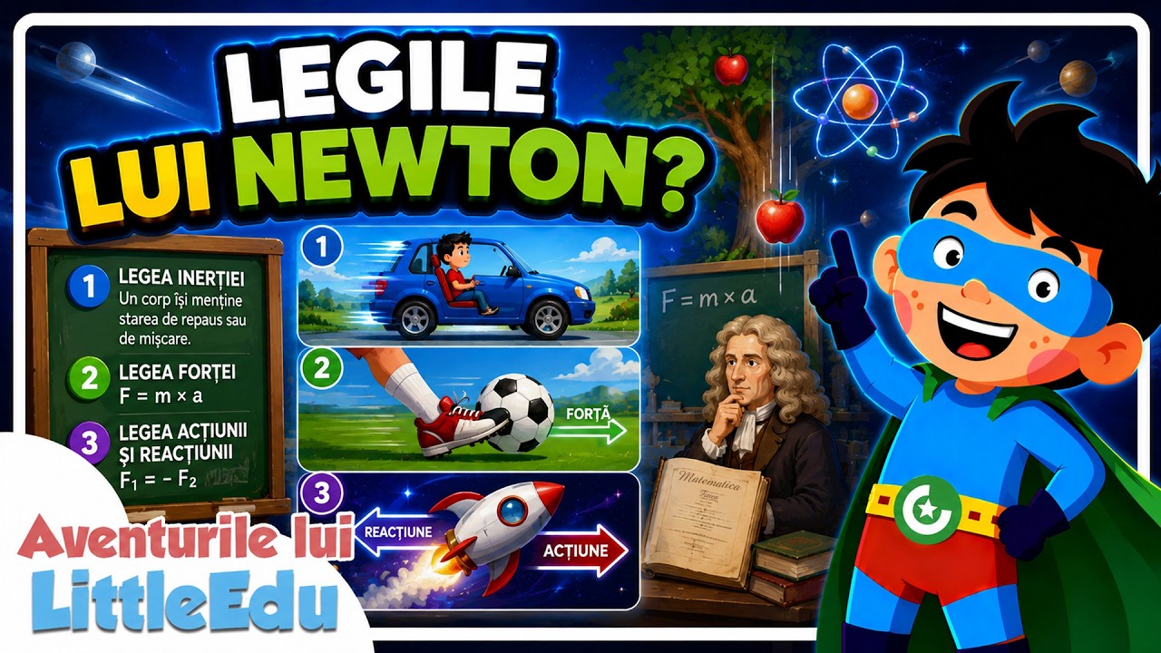 Legile lui Newton? - Aventurile lui LittleEdu - YouTube