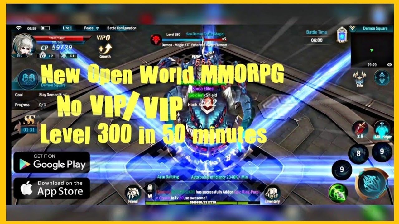 MU Strongest (English) Gameplay| (Andriod/IOS) New Open World MMORPG ...