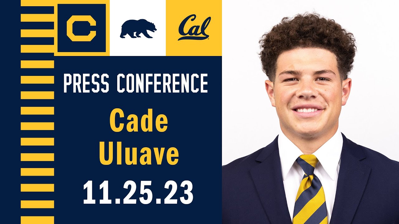Cal Football: Cade Uluave Post-Game Press Conference (11.25.23 at UCLA ...