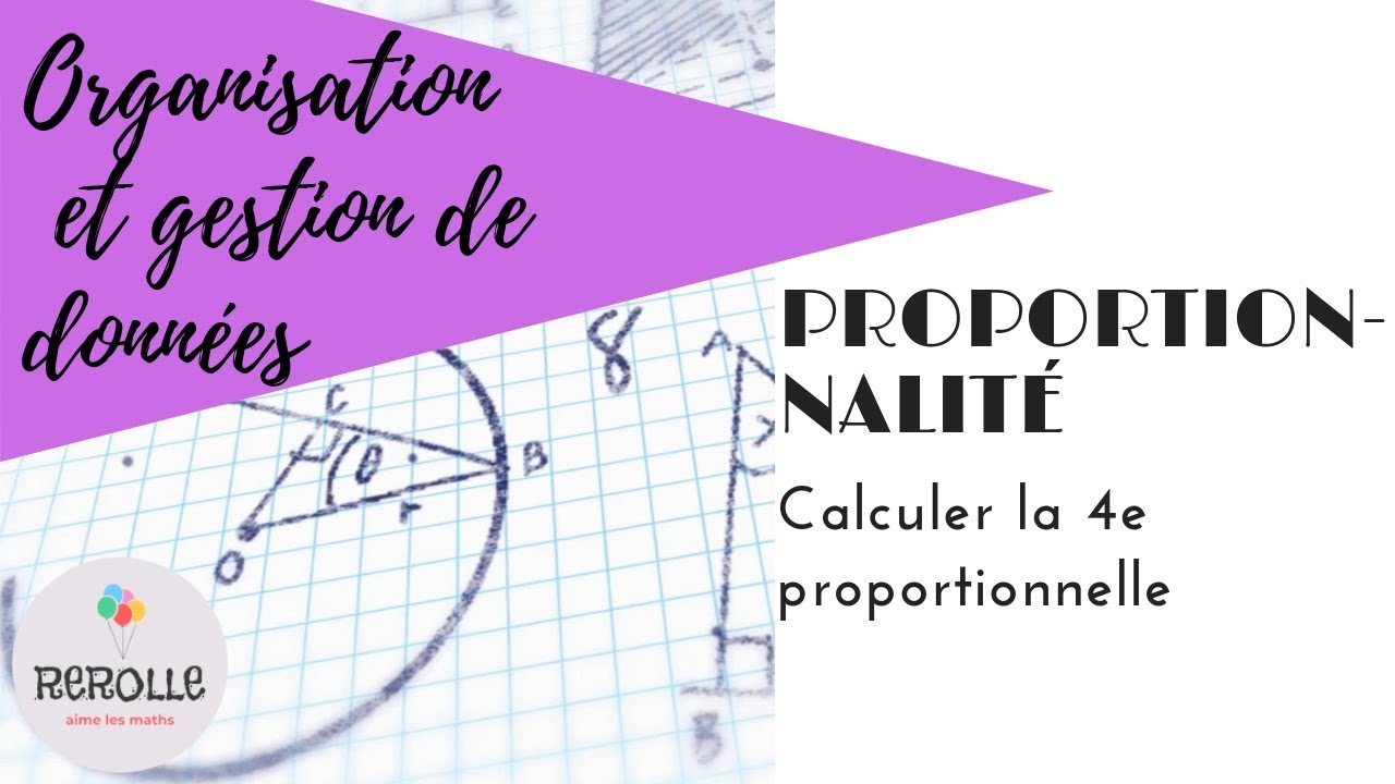 Cycle4 Calculer la 4e proportionnelle - YouTube