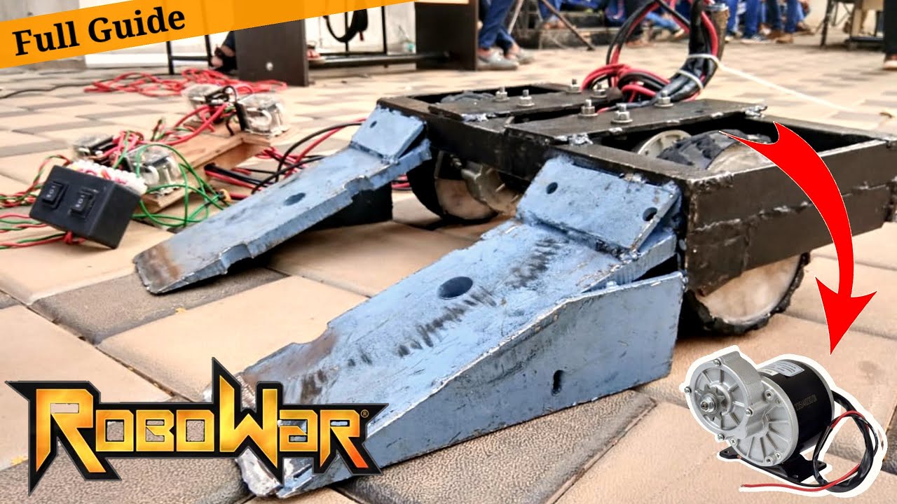 Make your own ROBOWARS Robot using Ebike motors & dpdt switches | Robot ...