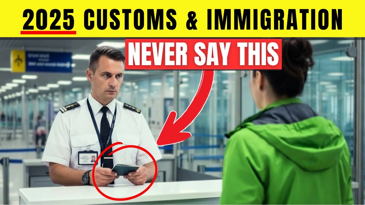 10 Customs & Immigration Questions at the Airport (2025 Counter-Scripts ...