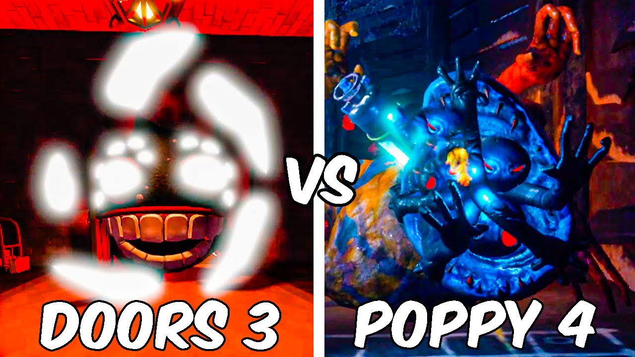 DOORS 3 DEMO VS POPPY PLAYTIME 4! - YouTube