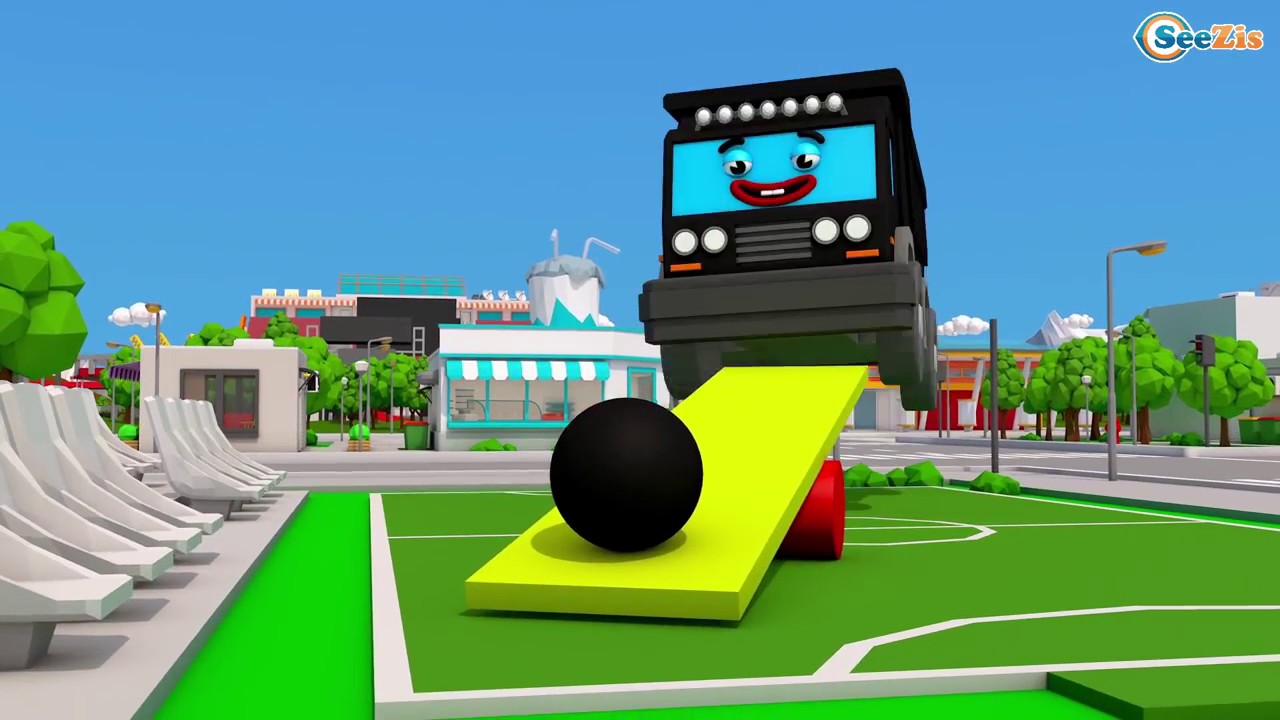 LEARN COLOR JUMP! for kids w/ Cartoon for Kids and Cars for Children ...