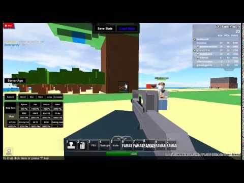 roblox: build a base and fight: part 1 - YouTube
