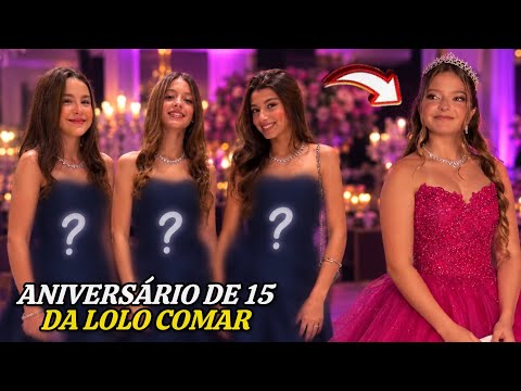 ARRUME-SE COM A GENTE PARA O ANIVERSÁRIO DA LOLO COMAR