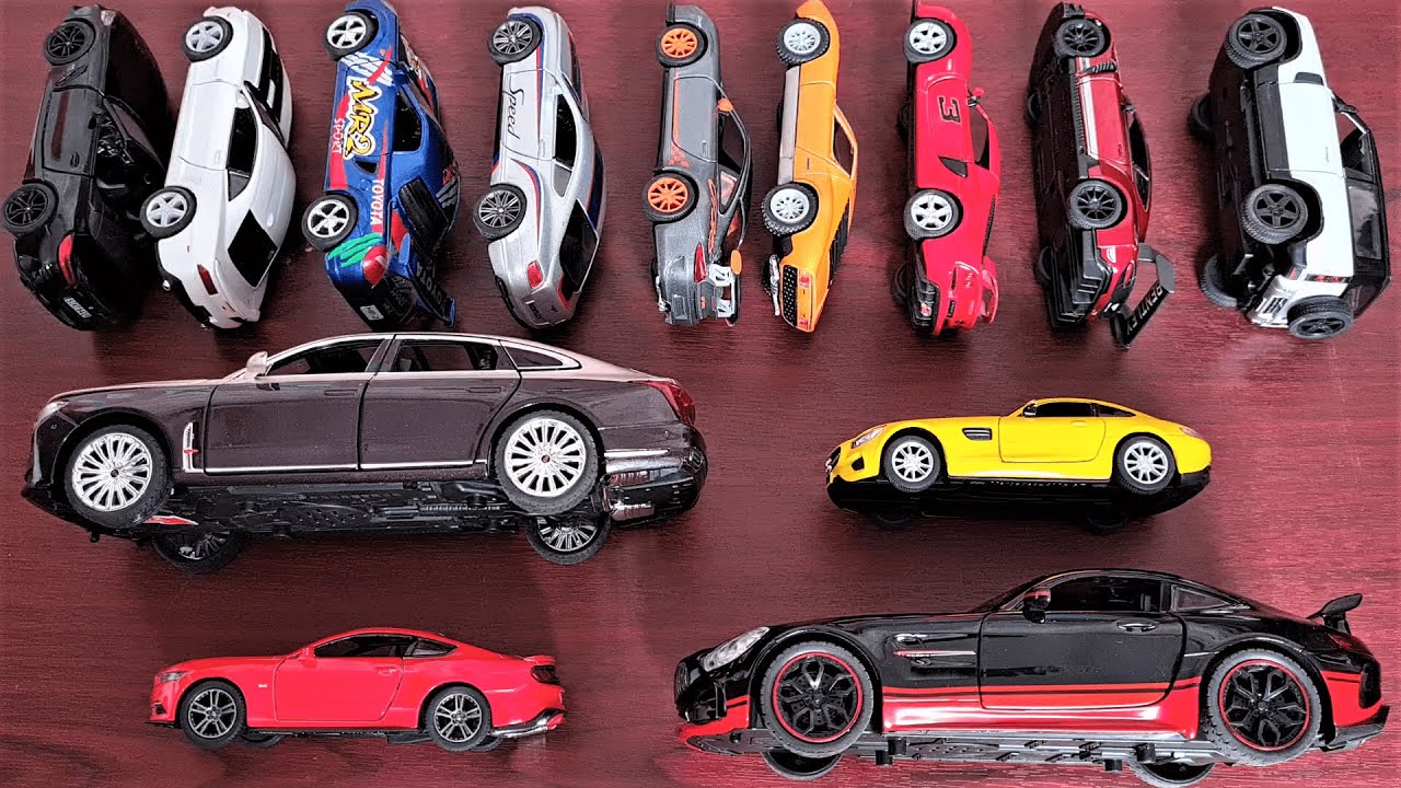 Various Scales Model Cars From the Floor - YouTube
