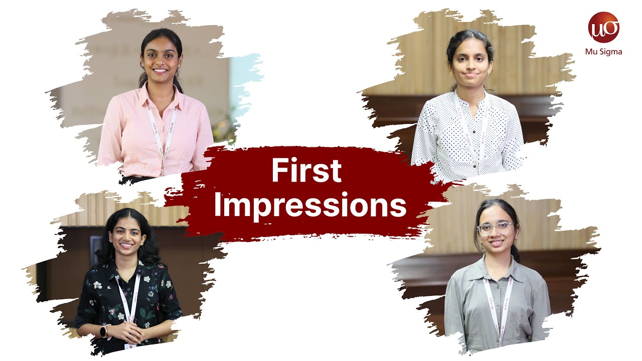 First Impression | Life At Mu Sigma - YouTube