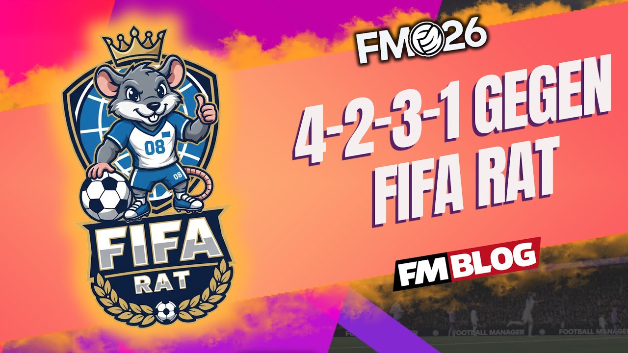 4231 GEGEN FIFA RAT | The Best FM26 Tactics | Football Manager 2026 ...