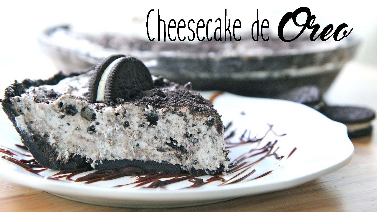 Cheesecake de Oreo ♡ Postre de Oreo - YouTube