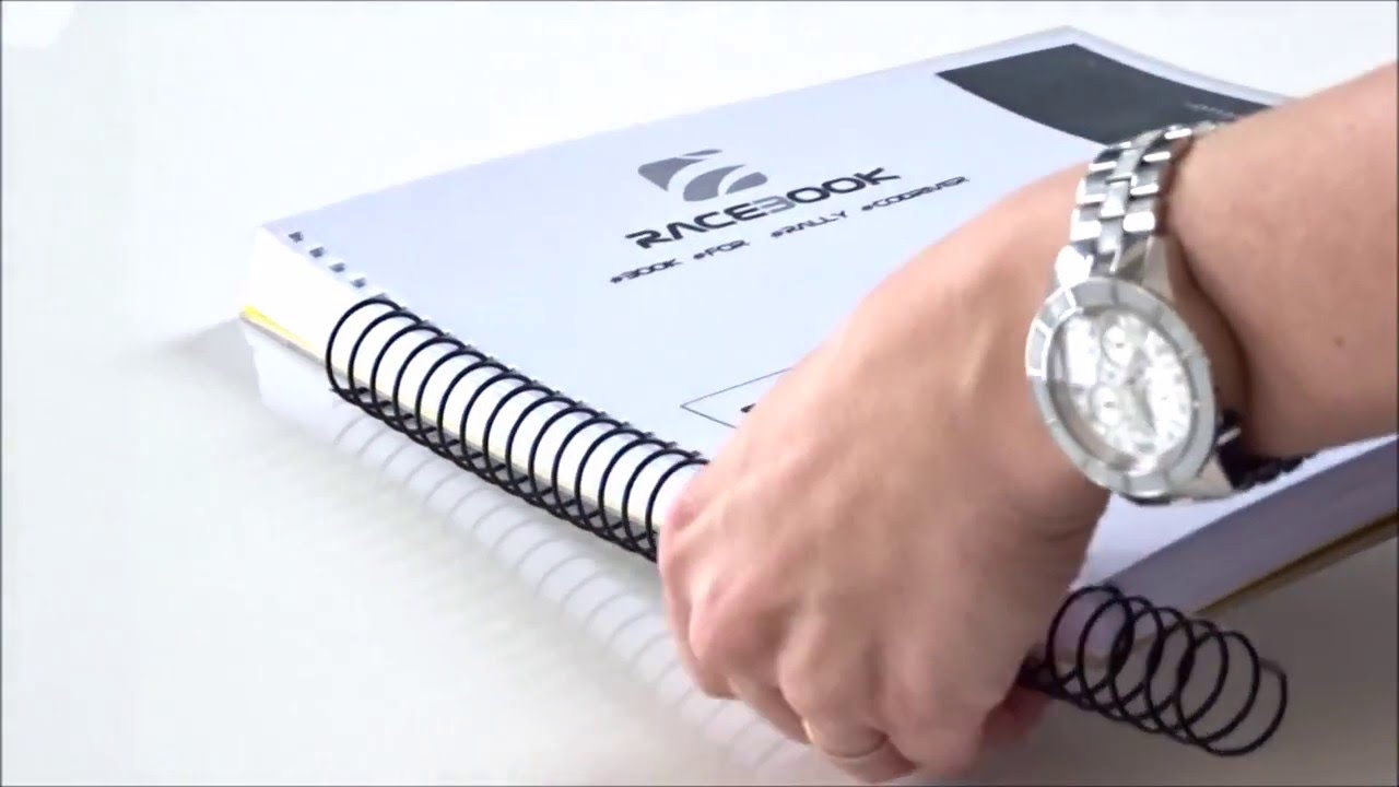 Racebook, cahier de copilote by Race4you / Pacenote book for rally ...