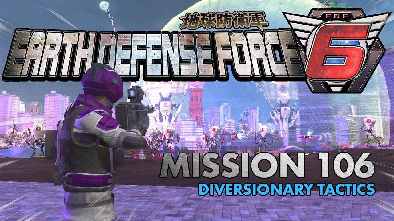 Earth Defense Force 6 - Mission 106 (English Version) - Diversionary ...