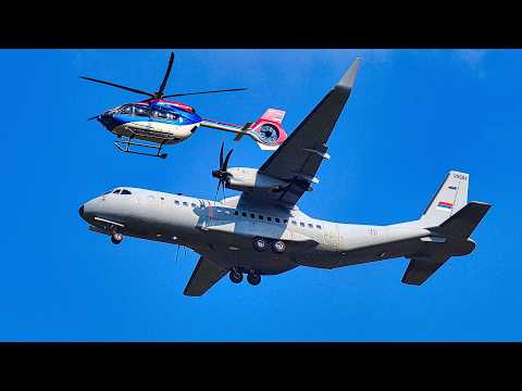 Serbia Air Force - PILOT TRAINING 🇷🇸 CASA C295W, Airbus H145M, Piper Seneca V + MORE