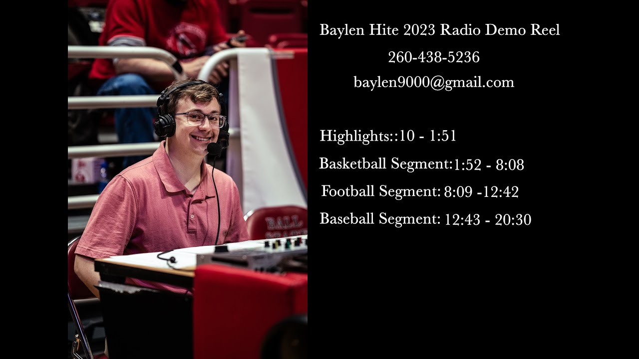 Baylen Hite 2023 Updated Radio Reel - YouTube