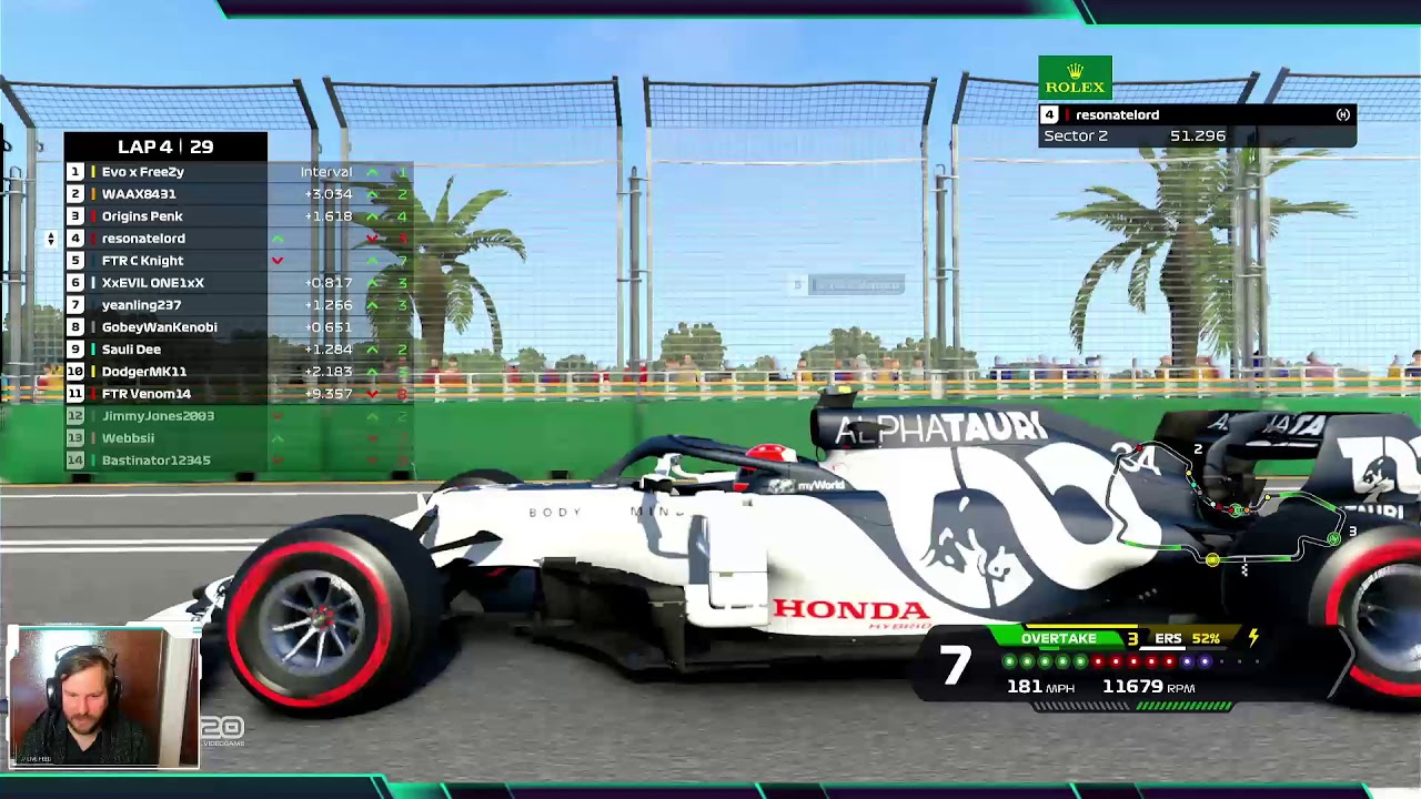 F1 League race #4 of FTR Racing - Great clean race! - YouTube