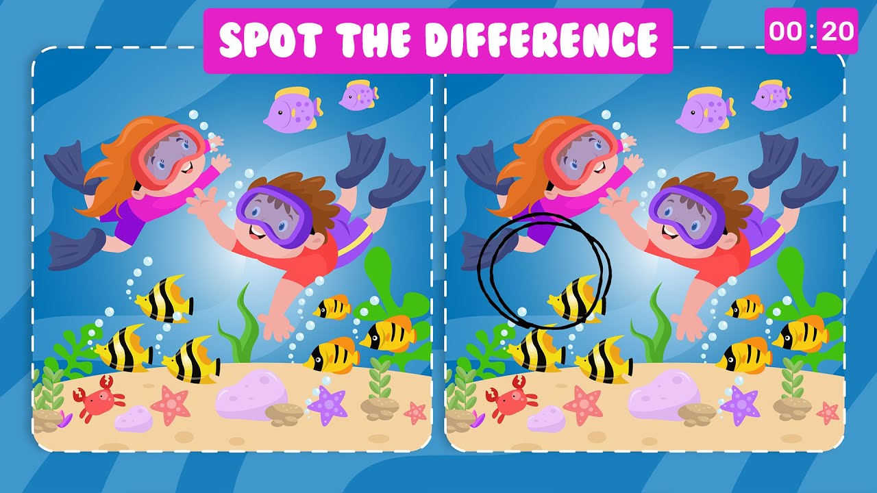 Spot the Difference #01 | Puzzle Quiz | Find the Difference | Fun ...