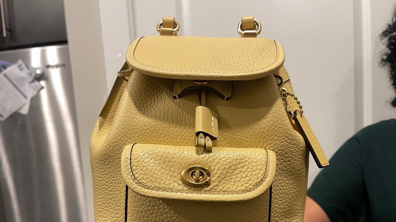 My new Coach Riya Backpack 21 - YouTube