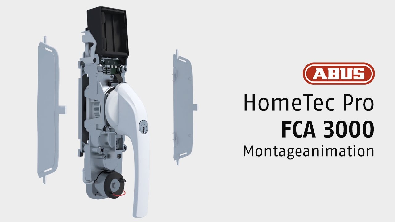 ABUS HomeTec Pro FCA3000 Montagevideo - YouTube