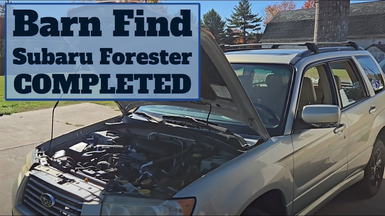 Barn Find Subaru Forester FINISHED - YouTube