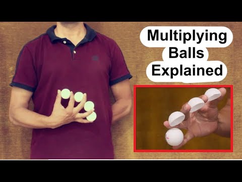 تعلم ألعاب الخفة ... multiplying balls explained ... magic trick revealed - YouTube
