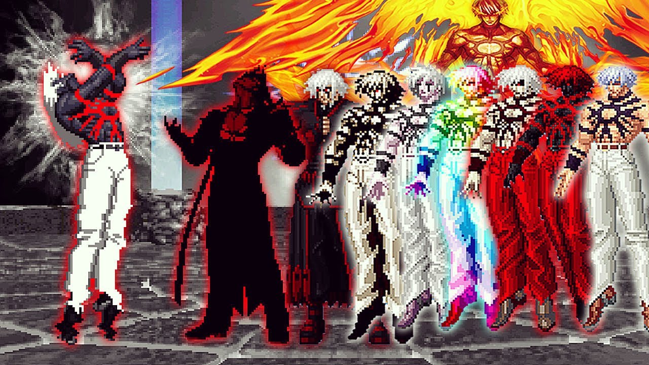 [KOF Mugen] Orochi Iori XIII WF Vs 8 Ultimate Orochi, Rugal Soul Team ...