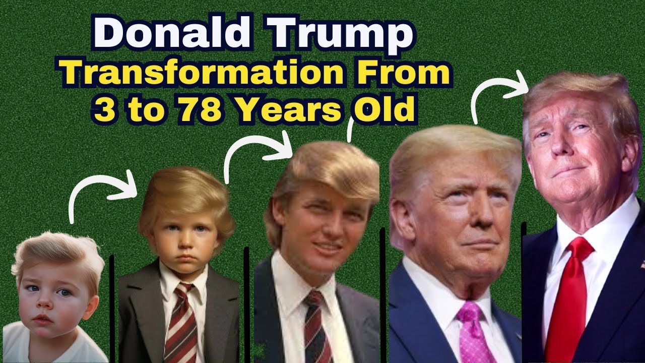 Donald Trump - Transformation From 3 to 78 Years Old - YouTube