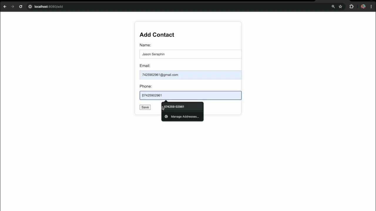 Managing a Contact List using Python Flask with MongoDB Database - YouTube