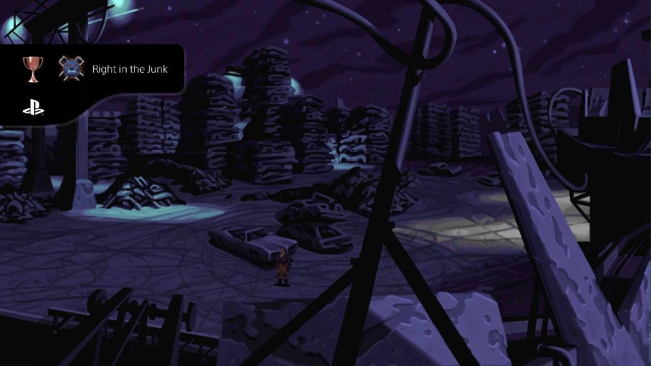 Full Throttle Remastered - Right in the junk - Trophy - YouTube