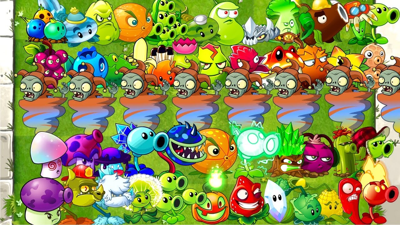 Every Plant Power-Up! vs Jester Zombies in NEW Plants vs Zombies 2 ...