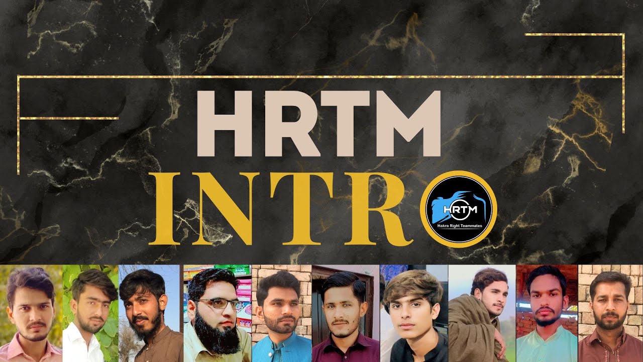 Introduction Of HRTM || Introduction Of All Team Member's Of HRTM - YouTube