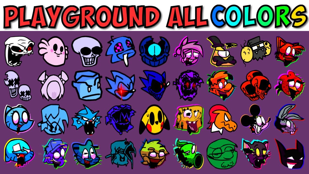 FNF Character Test | Gameplay VS My Playground | ALL Characters Test ...