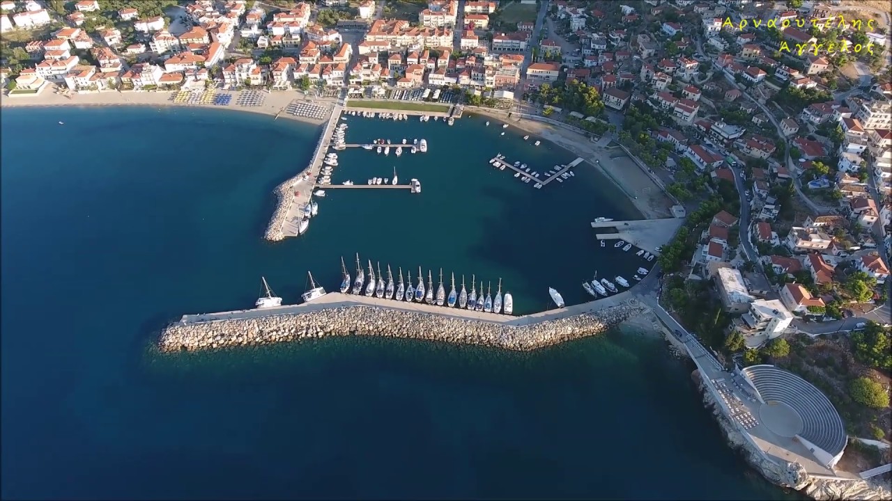 Το Παράλιο Άστρος (Αρκαδία) ΑΝΩΘΕΝ - Aerial video by drones Dji - YouTube