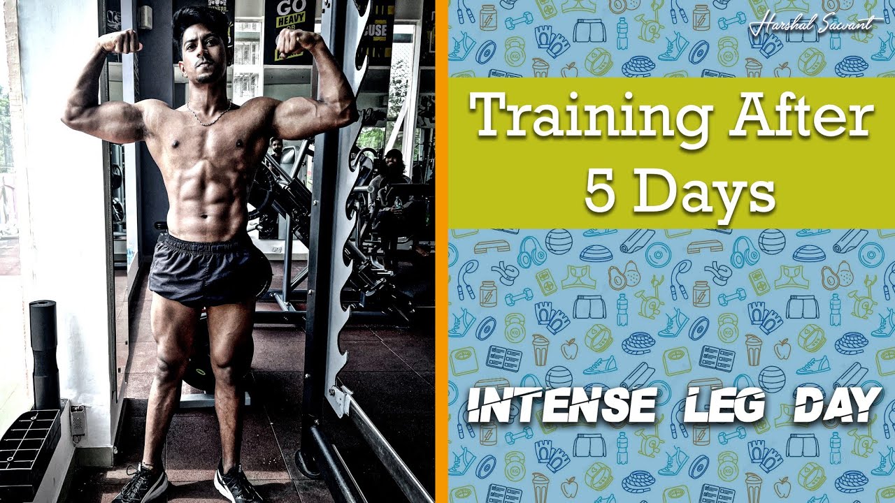 Training After 5 Days | Intense Leg Day | VLOG 09 - YouTube