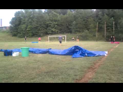 Water Kickball - YouTube