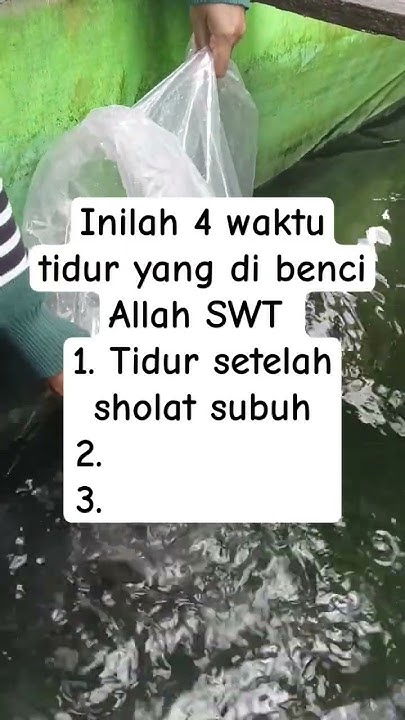 4 waktu tidur yang dibenci Allah #shorts - YouTube