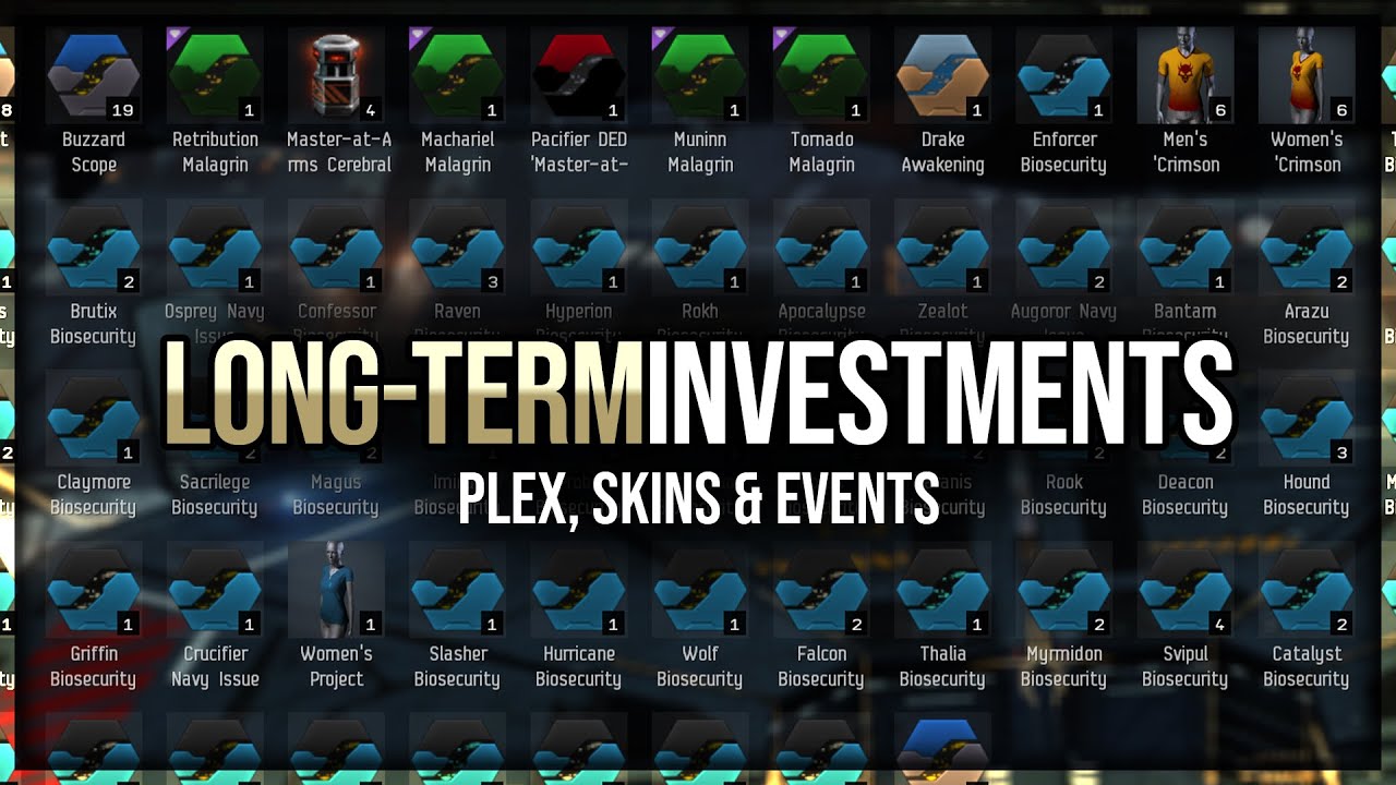 Eve Online - Long-Term Investments - PLEX, Skins & Events - YouTube
