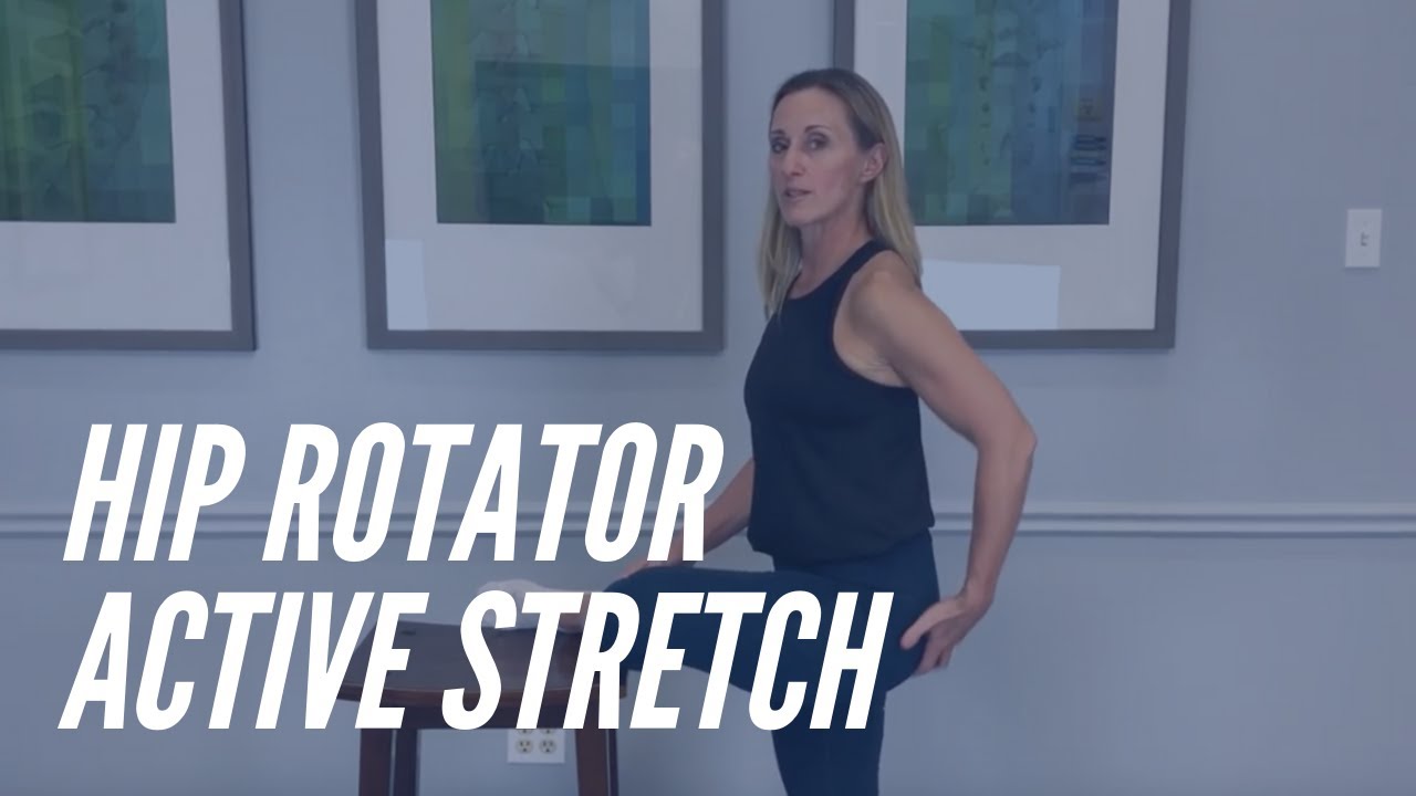 Hip Rotator Active Stretch - CORE Chiropractic Exercises - YouTube