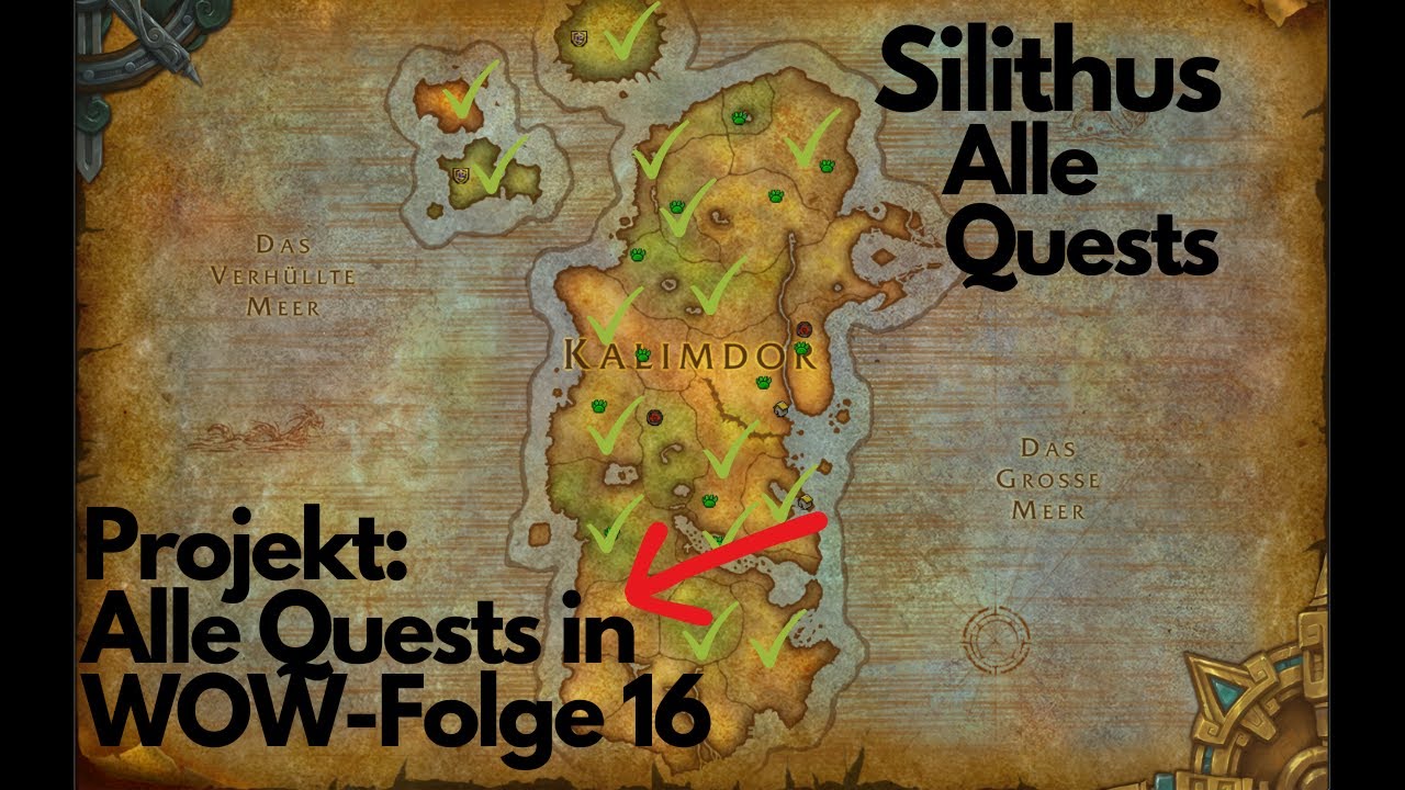 Silithus alle Quests, Projekt: Alle Quests in WOW - YouTube