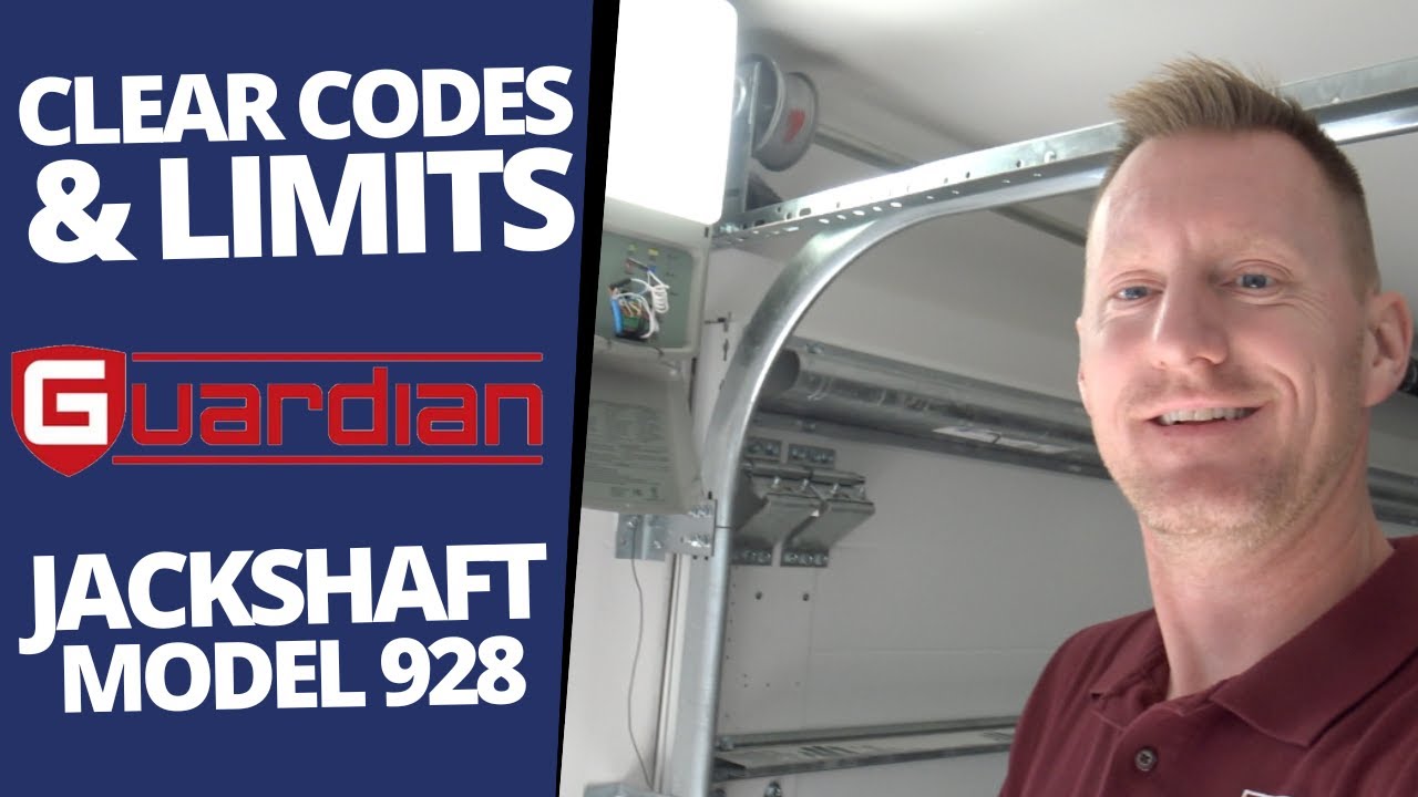 How to Reset a Guardian Side Mount Garage Door Opener Model 928 in ...