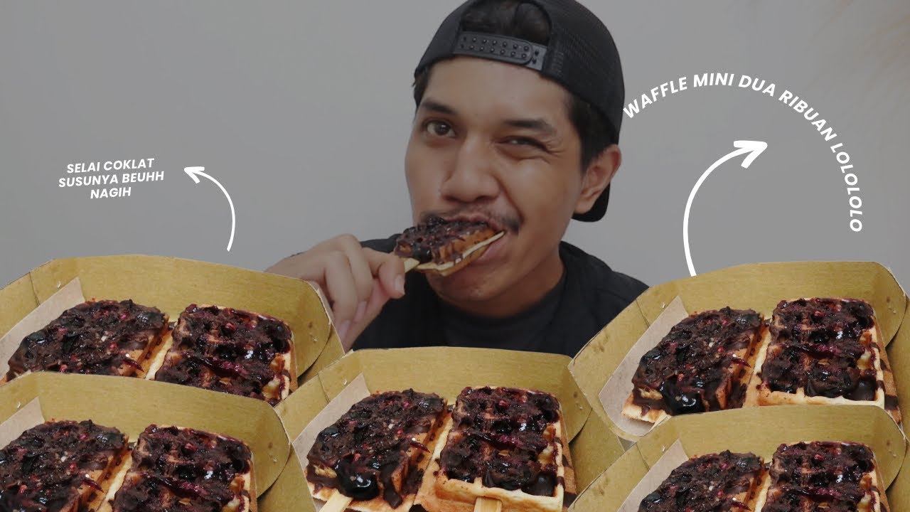 MUKBANG WAFFLE MINI DUARIBUAN‼️SELAI COKLAT SUSUNYA GA PUELIT RASANYA MEVAHH… - YouTube