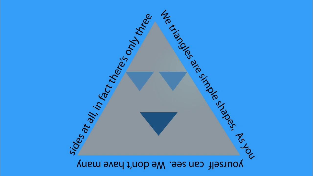 The Triangle Song (Shape poem/song. Children's song) - YouTube