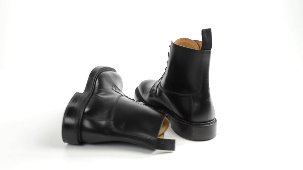 Tricker's Burford Derby Boots - Smooth Leather (For Men) - YouTube