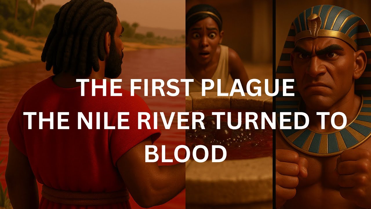 The Plagues Of Egypt || The First Plague || River Nile Turns To Red ...