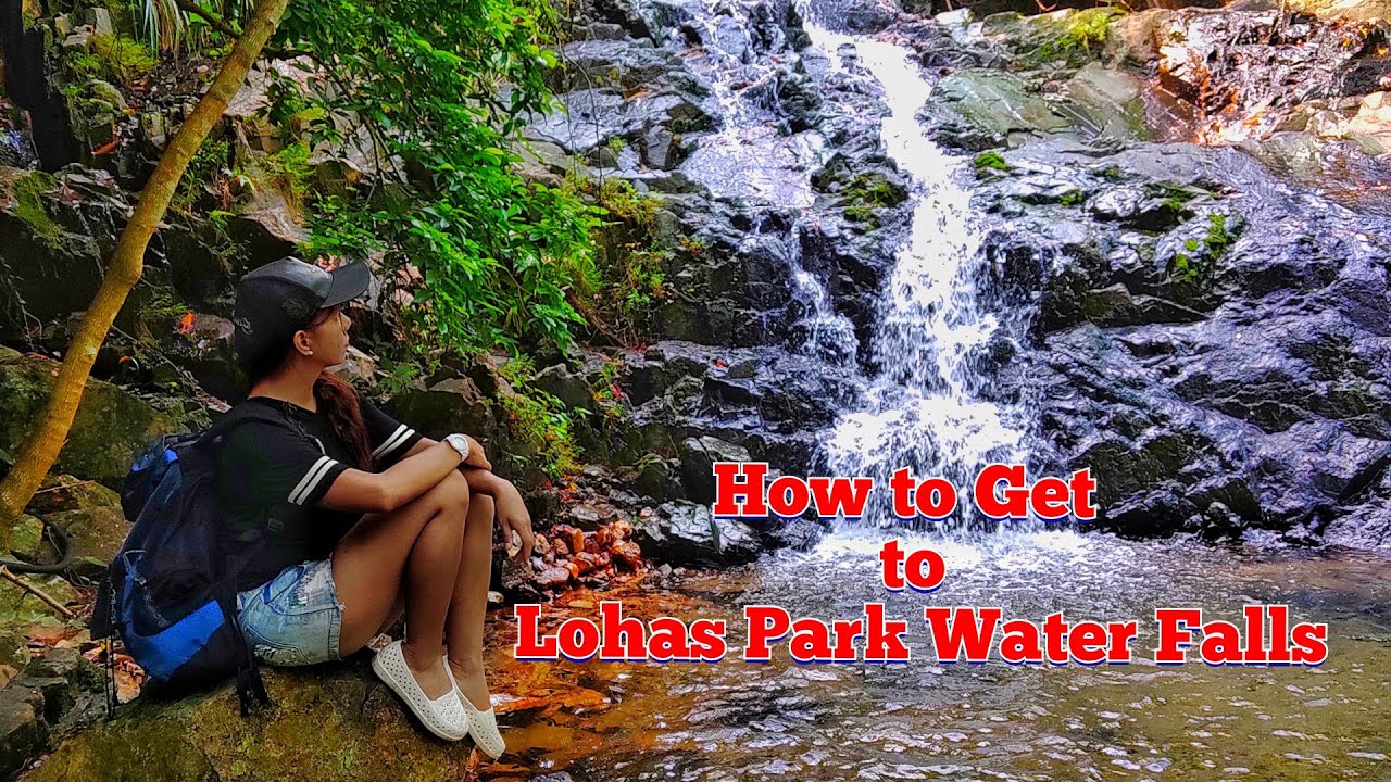 How to Get to Lohas Park Water Falls - YouTube