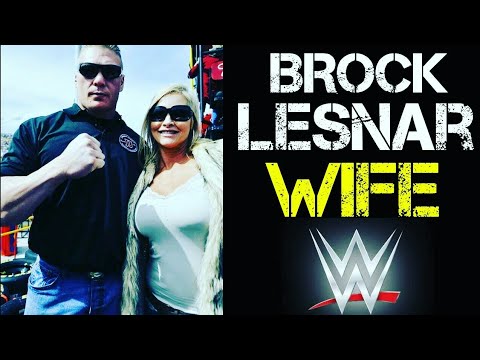 Brock Lesnar with his Wife || Rena Marlette Lesnar || Family || WWE ...