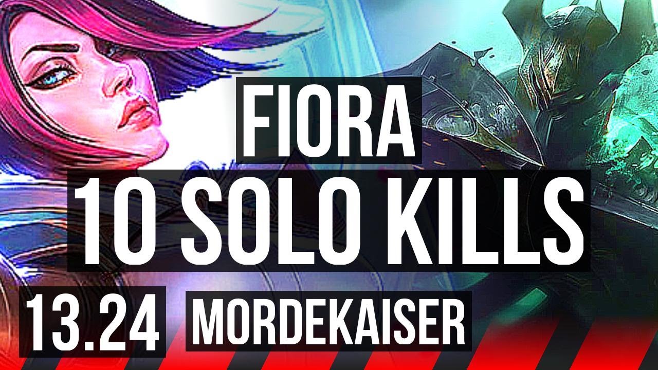 Fiora Vs Morde Top 10 Solo Kills Rank 9 Fiora Legendary 18 5 9