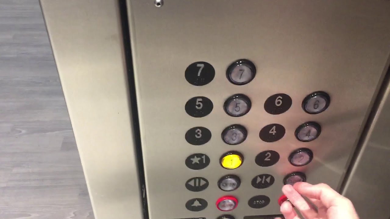 Quick 350 FPM Dover/United Elevator Services Inc Traction Elevators At The 888 Building ...