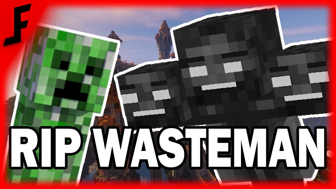RIP Wasteman - Minecraft Funny Moments - YouTube